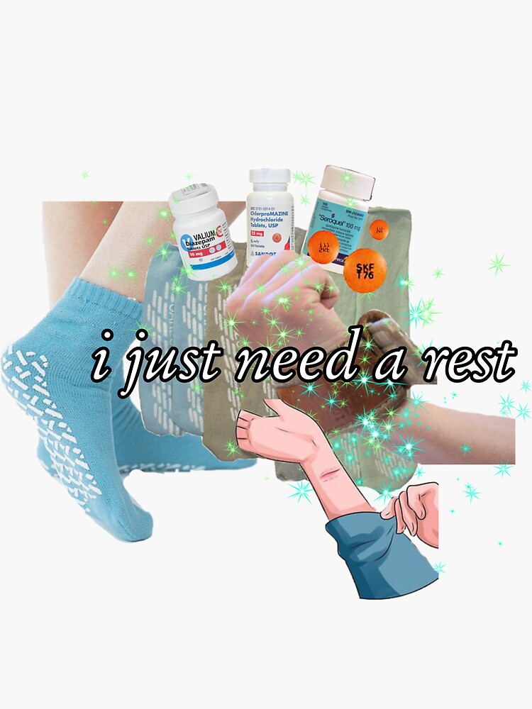 "Just a Rest" Sticker for Sale by DollModer | Redbubble