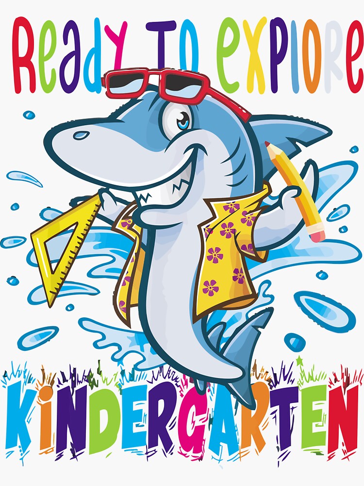 "ready to explore kindergarten" Sticker for Sale by Aimyashoppy | Redbubble