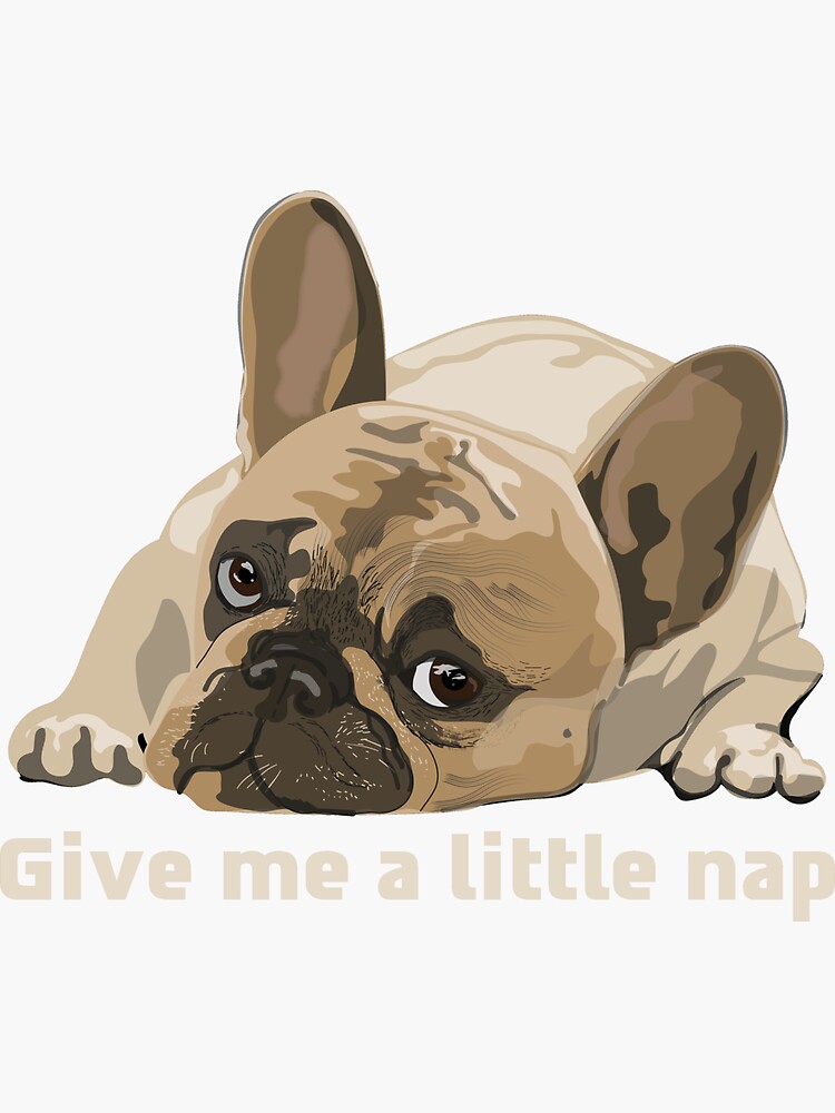 " International dog day - give me a little nap" Sticker for Sale by ...