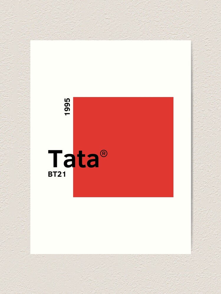 "Tata color pantone BT21" Art Print for Sale by tokki-drawings | Redbubble