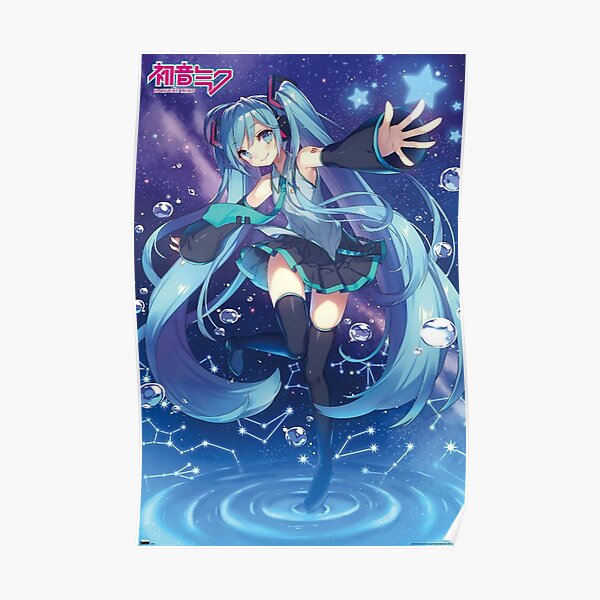 "Hatsune Miku" Poster for Sale by greg0wahl | Redbubble