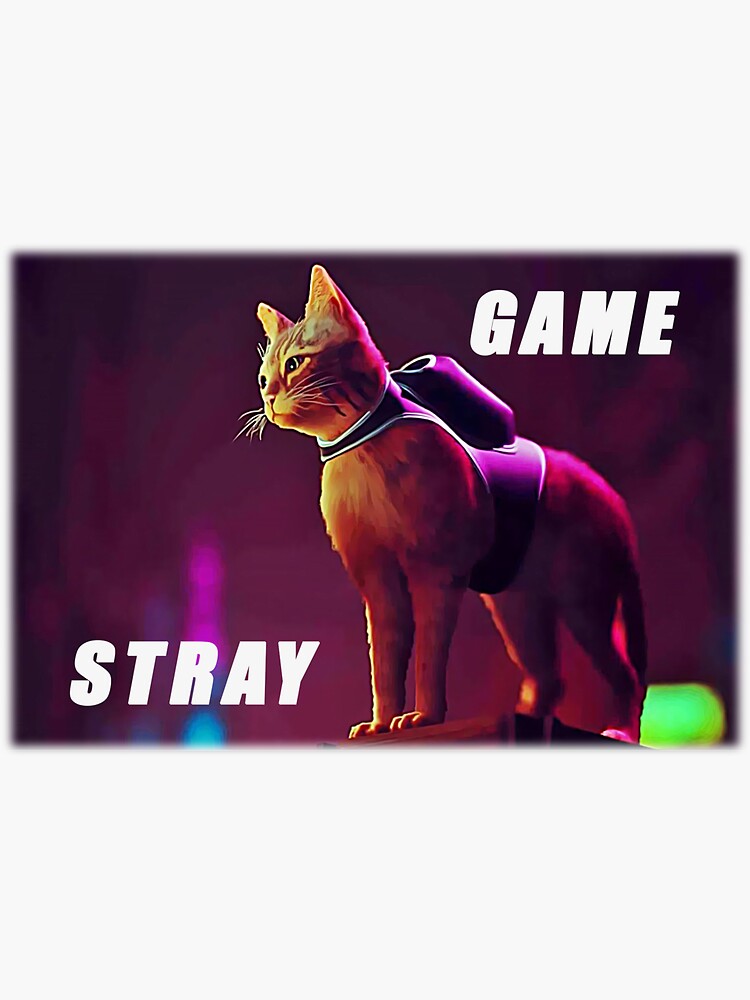 "STRAY GAME!!!! #TRENDING_GAME" Sticker for Sale by SLAM-27 | Redbubble