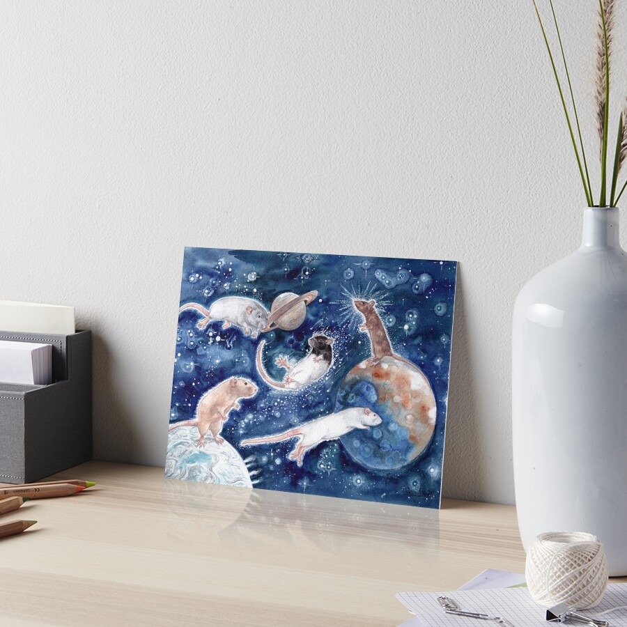 "Rats are Stars Spelled Backwards" Poster for Sale by drusillak | Redbubble