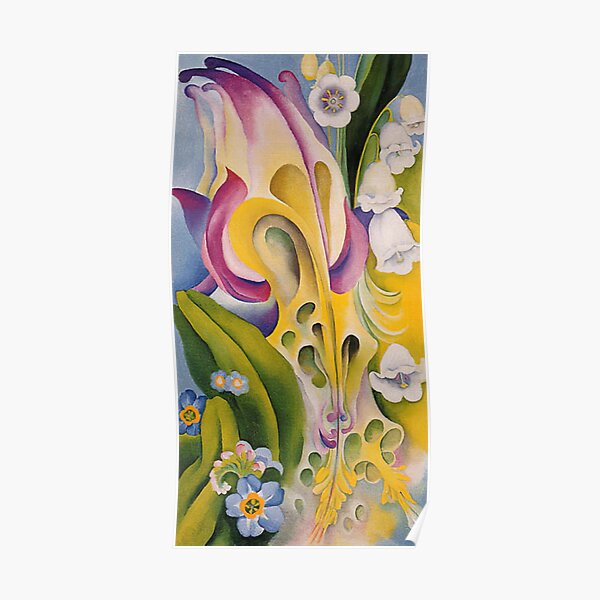 "georgia okeeffe" Poster for Sale by Reda-Design | Redbubble
