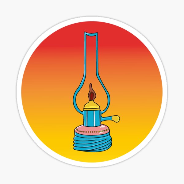 "Vintage Old Gas Lamp" Sticker for Sale by Srankez-Couron | Redbubble
