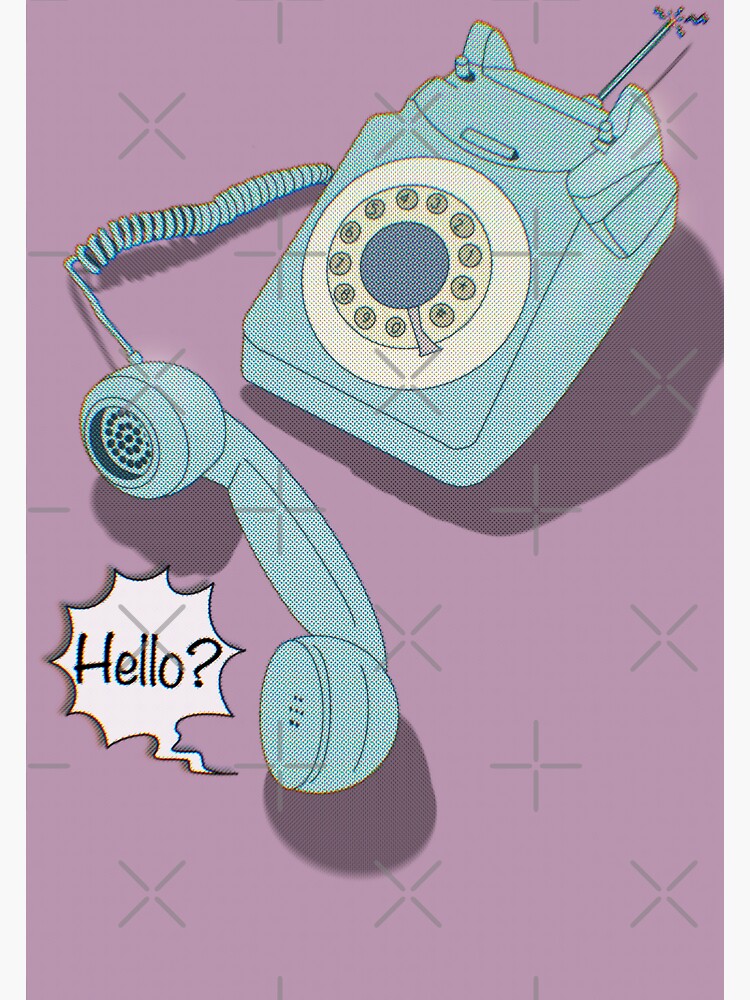 "Collect call" Sticker for Sale by Witch-Crafts-1 | Redbubble