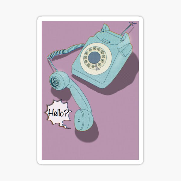 "Collect call" Sticker for Sale by Witch-Crafts-1 | Redbubble
