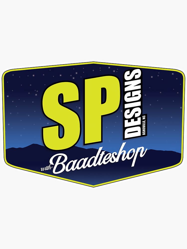 "SP Designs Crew" Sticker for Sale by SPDesignsNC | Redbubble