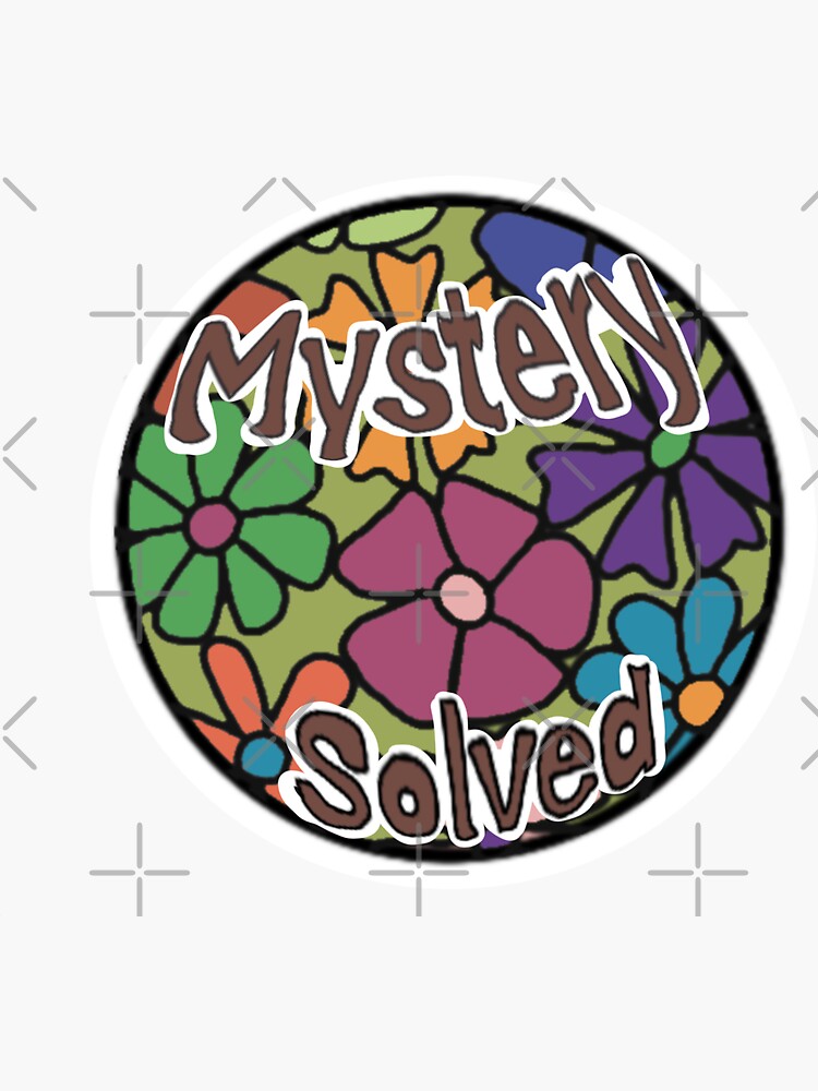 "Mystery solved " Sticker for Sale by Witch-Crafts-1 | Redbubble