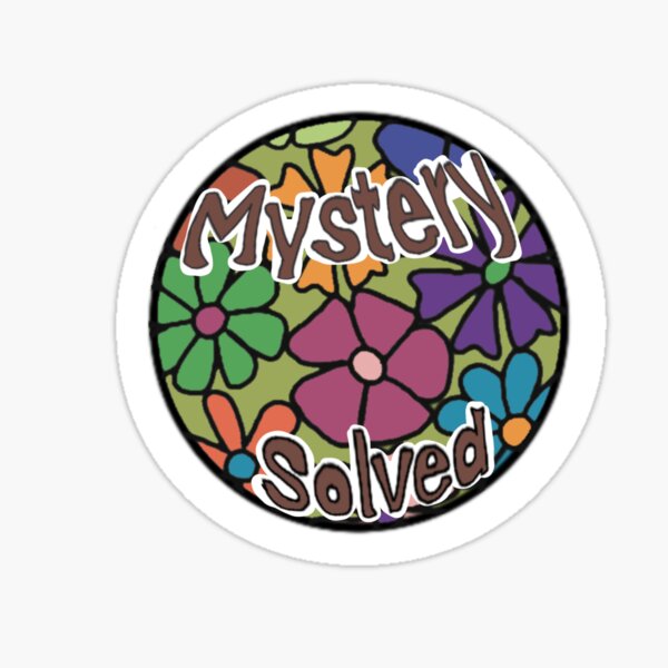 "Mystery solved " Sticker for Sale by Witch-Crafts-1 | Redbubble