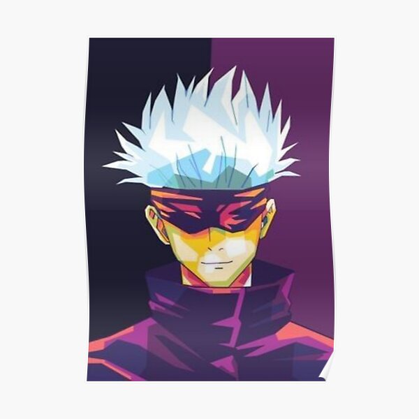 Gojo Jujutsu Kaisen Poster For Sale By Yashdusane Redbubble