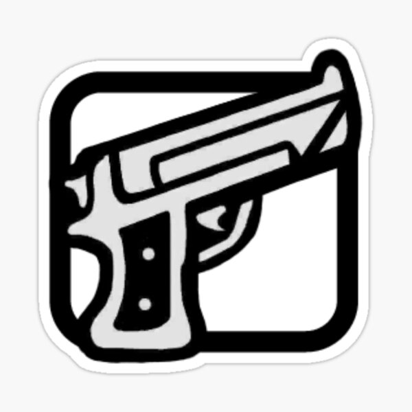 "GTA SA WEAPON ICON DESERT EAGLE" Sticker for Sale by BINCO-STORE ...