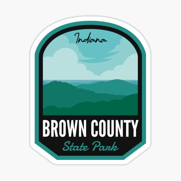"Brown County State Park Indiana" Sticker for Sale by halpindesignco ...