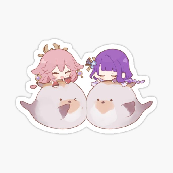 "Yae Miko" Sticker for Sale by BSNAS | Redbubble