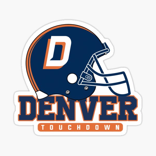 "Denver Football Team - Kickoff" Sticker for Sale by igzine | Redbubble