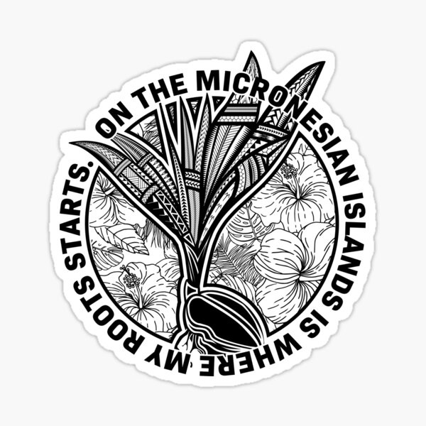 "Micronesian Original " Sticker for Sale by Kwibo691 | Redbubble