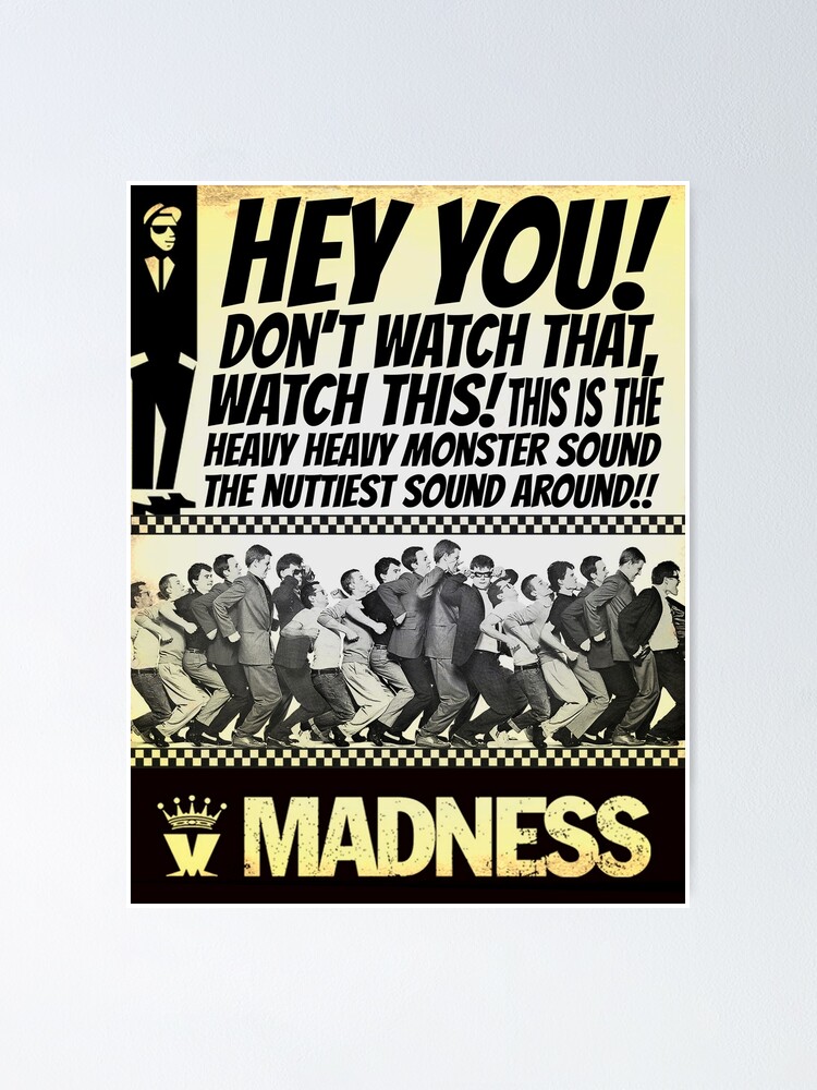 "Madness" Poster for Sale by TheHawksAerie | Redbubble