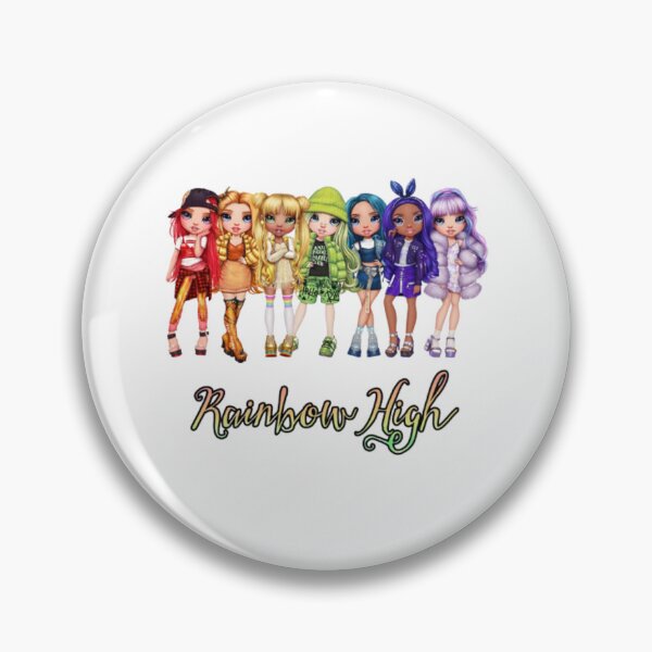 "Rainbow High Dolls Characters" Pin for Sale by Trendy Design | Redbubble
