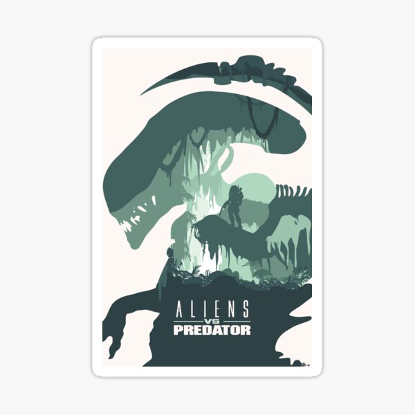 "AVP POSTER REDESIGN" Sticker for Sale by Carson0324 | Redbubble