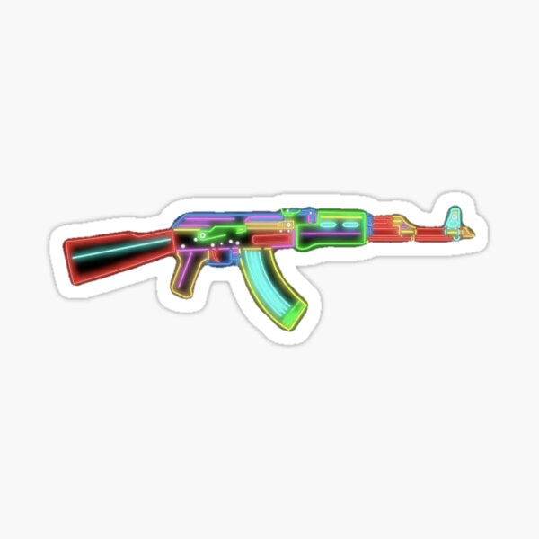 "AK-47" Sticker for Sale by TOMSHEART | Redbubble