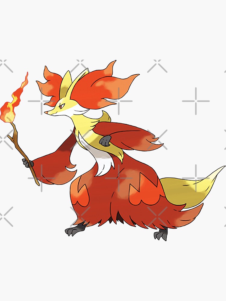 Délphox Chibi Trending Anime Manga Chibi Sticker For Sale By Pruittzadoraj Redbubble