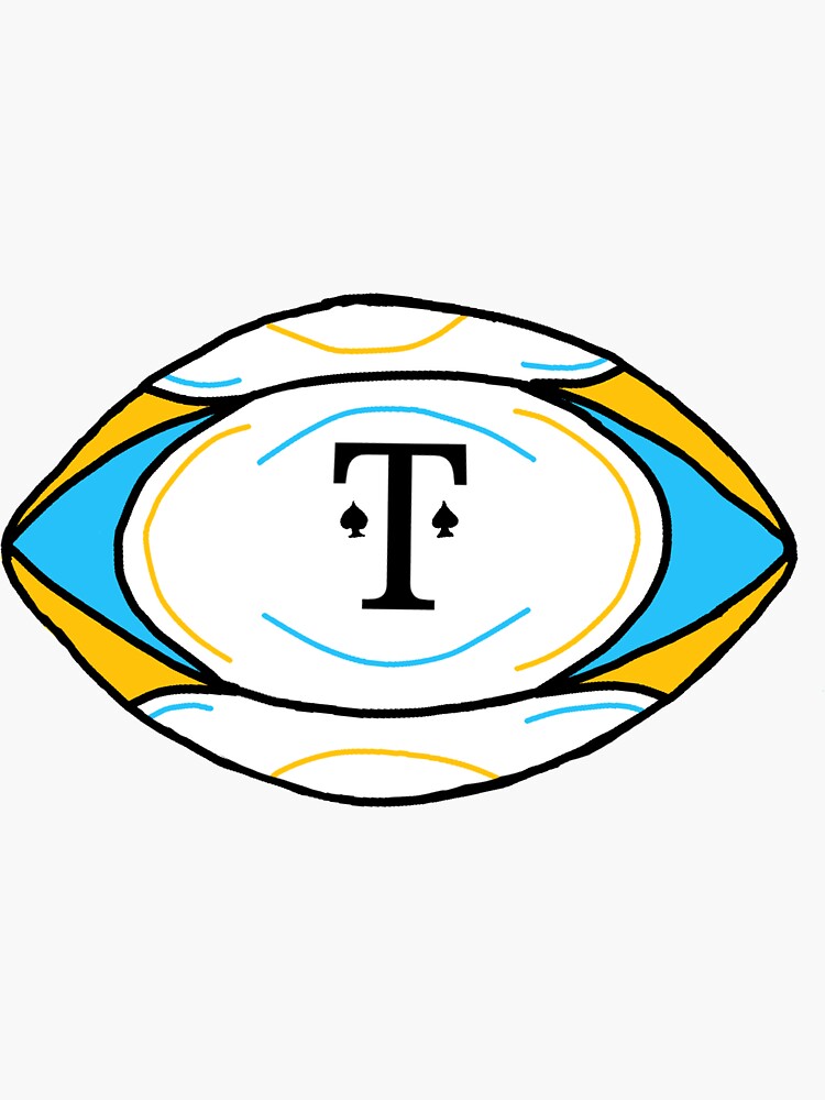 "Heartstopper Truham Rugby Ball" Sticker for Sale by EmAndKCreations ...