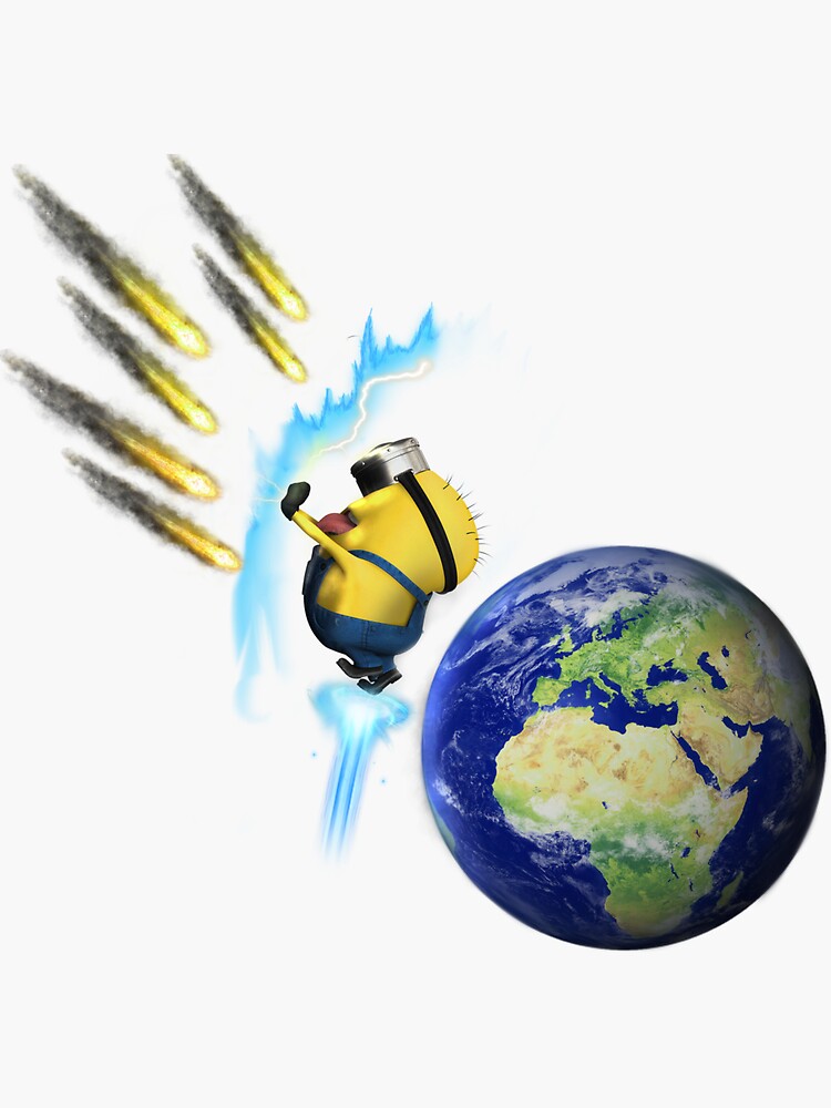 "despicable me Minions try to save a earth from destroy from falling ...