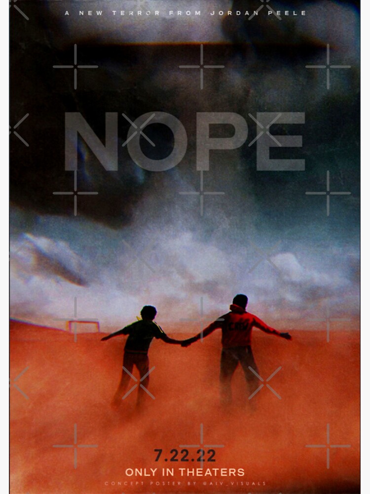 "nope movie" Sticker for Sale by cynthyaart | Redbubble