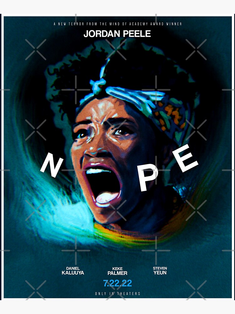"nope movie" Sticker for Sale by cynthyaart | Redbubble
