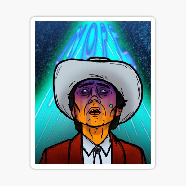 "nope movie" Sticker for Sale by cynthyaart | Redbubble