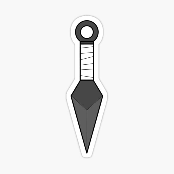 "Kunai (Colour) - Naruto Inspired" Sticker for Sale by MajesticAttire1 ...