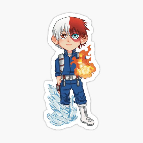 "Todoroki Shoto" Sticker for Sale by laterrameua | Redbubble