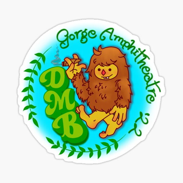 "Bigfoot Gorge or bust" Sticker for Sale by glitchygardens | Redbubble