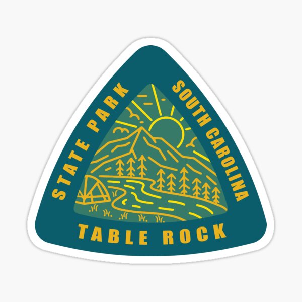 "Table Rock State Park SC Triangle Logo" Sticker for Sale by VanyaKar ...