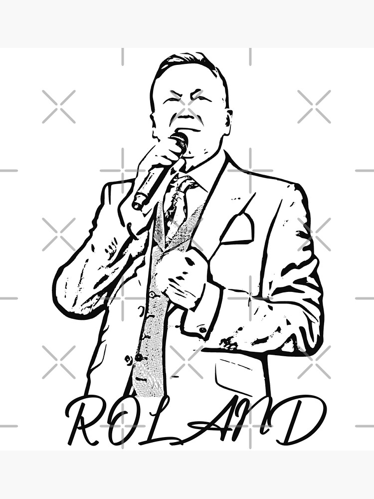 "Roland Kaiser Line Art" Poster for Sale by sayedmossad | Redbubble