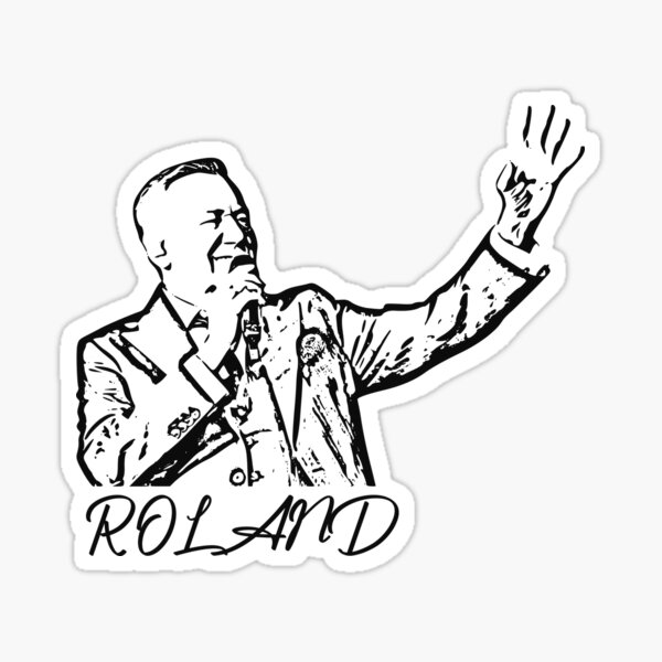 "Roland Kaiser Line Art" Sticker for Sale by sayedmossad | Redbubble
