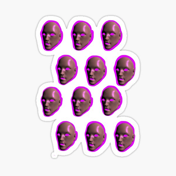 "Talking heads" Sticker for Sale by SugarPineapple | Redbubble