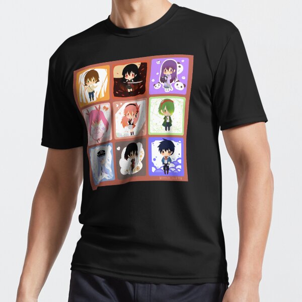 Akame Ga Kill All Characters Chibi Collage Akame Ga Kill Anime Manga Active T Shirt For Sale