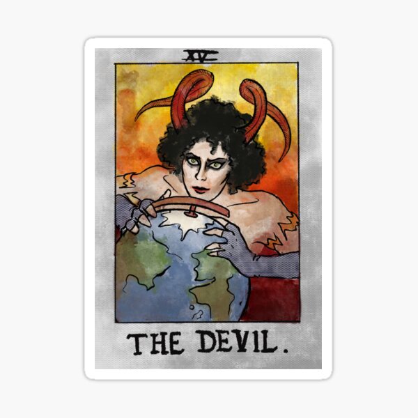 "Tarot Card Frank RHPS" Sticker for Sale by drfranciscarter | Redbubble