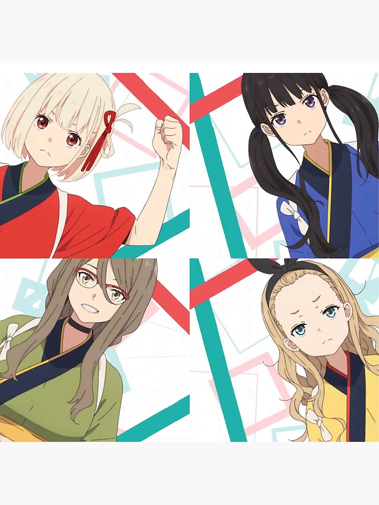 "lycoris Recoil Anime / Anime Girl" Sticker for Sale by Anime-Chibi ...