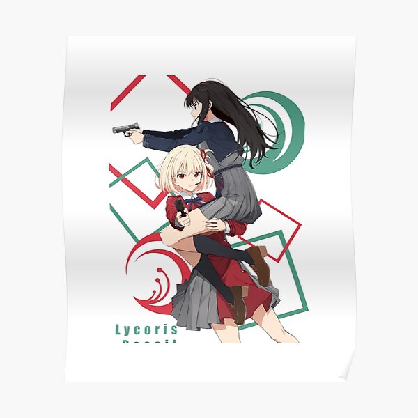 "lycoris Recoil Anime / Anime Girl" Poster for Sale by Anime-Chibi ...
