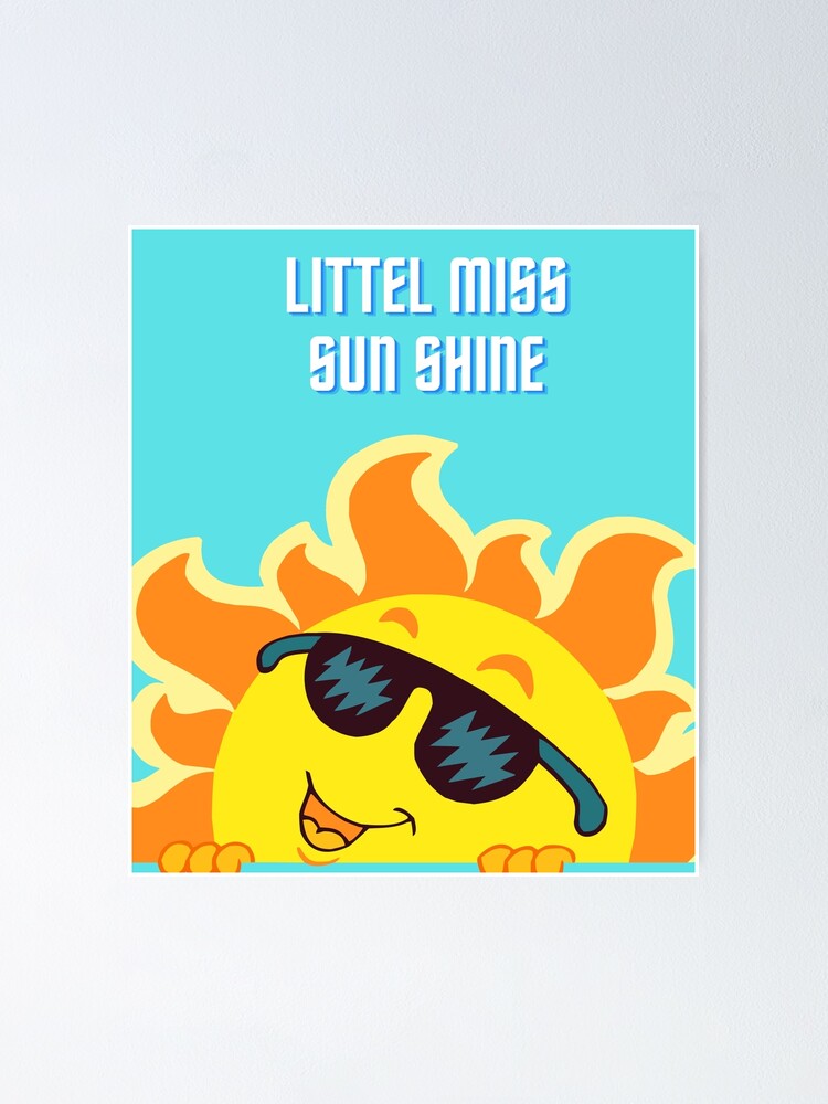 "littel miss su shine " Poster for Sale by gehad93 | Redbubble