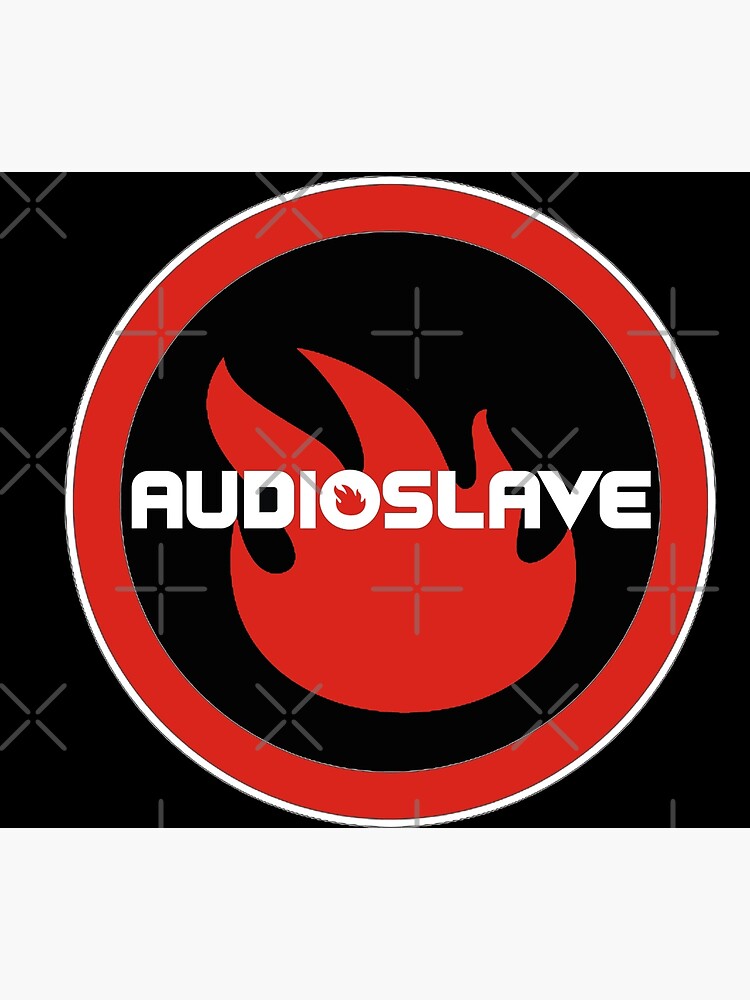 Póster «Audioslave: gráfico de llamas en círculo para la legendaria ...