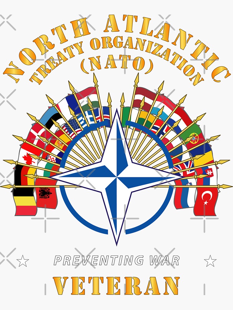 "Army - NATO - Preventing War - Veteran X 300" Sticker for Sale by ...