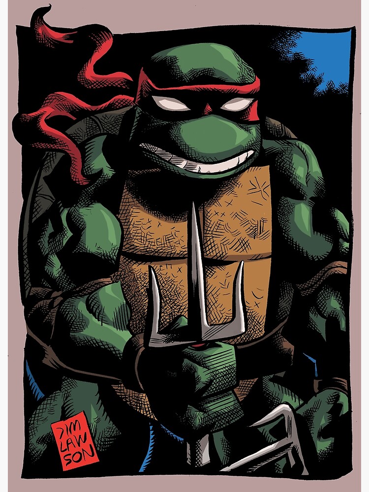 "Dark Raphael" Poster for Sale by JimLawsonTMNT | Redbubble