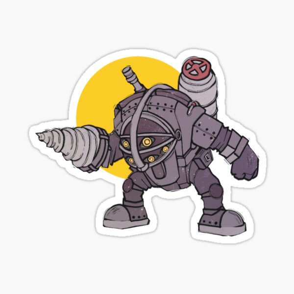 "Bioshock Big Daddy" Sticker for Sale by cabrazz | Redbubble