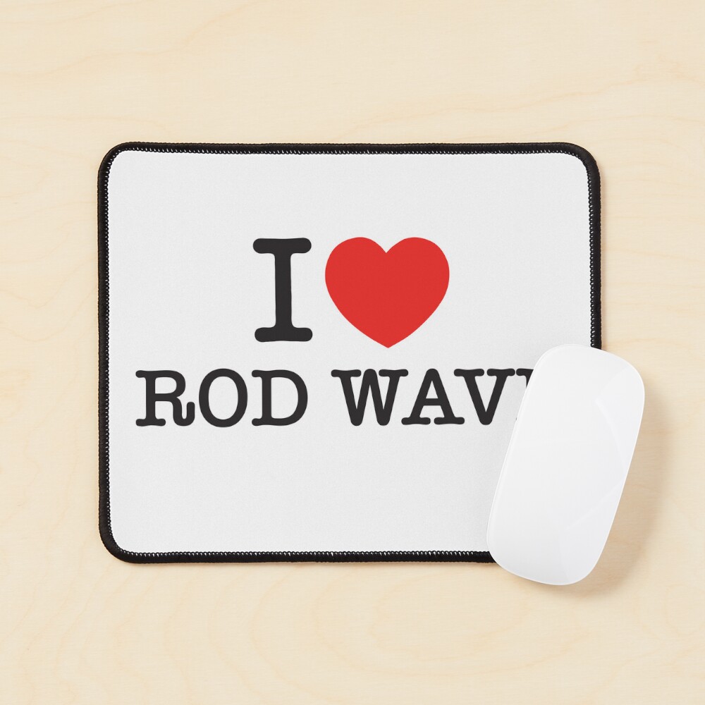 "I Love Rod Wave" Sticker for Sale by Darkhours | Redbubble