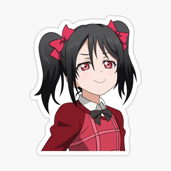 Pegatina «Chica anime presumida nico» de kosmicwaffle | Redbubble