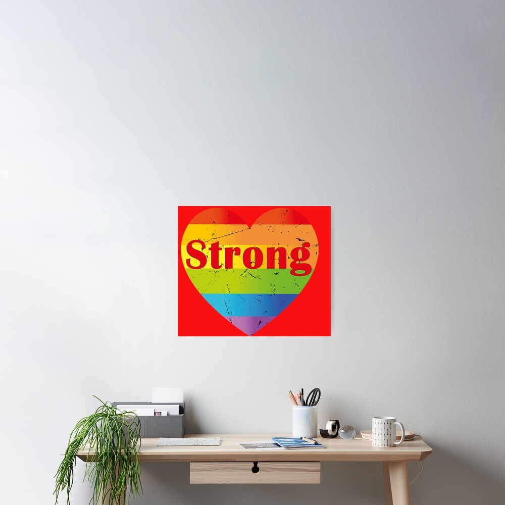 "strong" Poster for Sale by luxeur | Redbubble