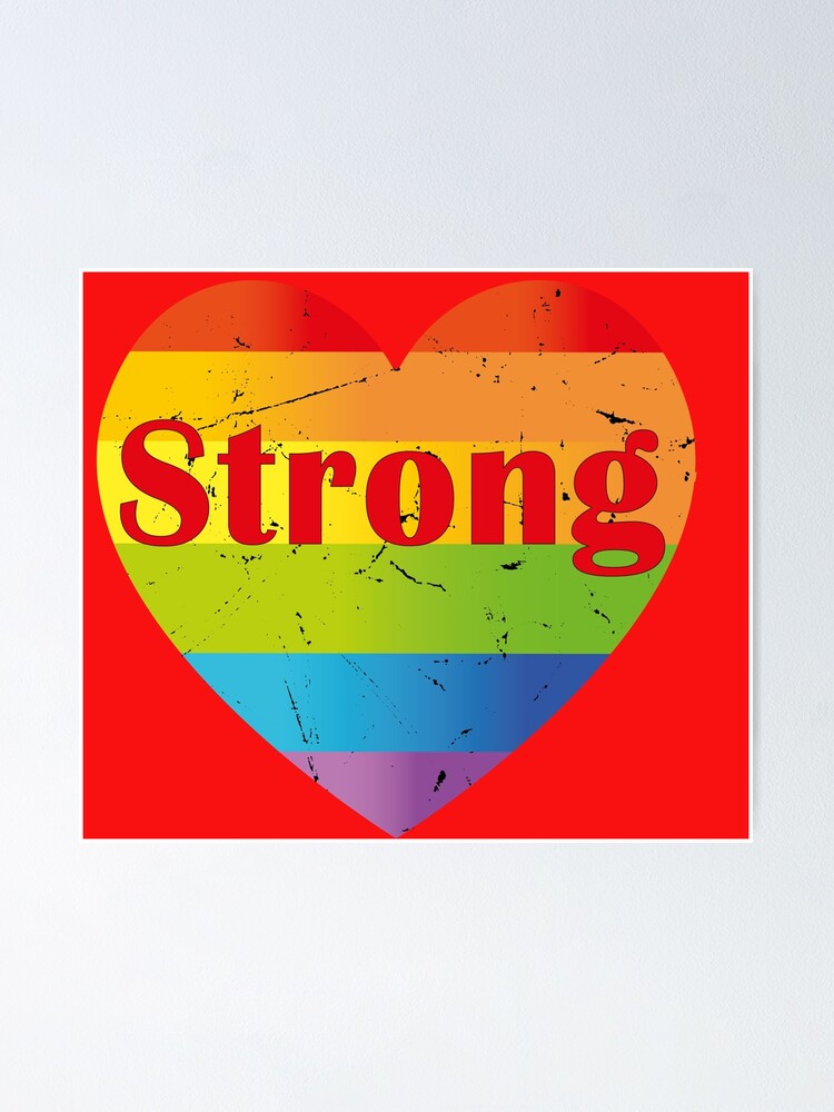 "strong" Poster for Sale by luxeur | Redbubble